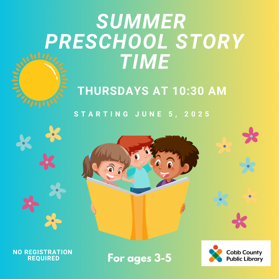 Preschool Story Time | Cobb County Georgia